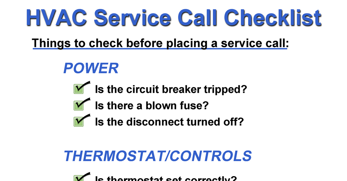 4 Simple Ways to Avoid a Service Call - Lane Associates